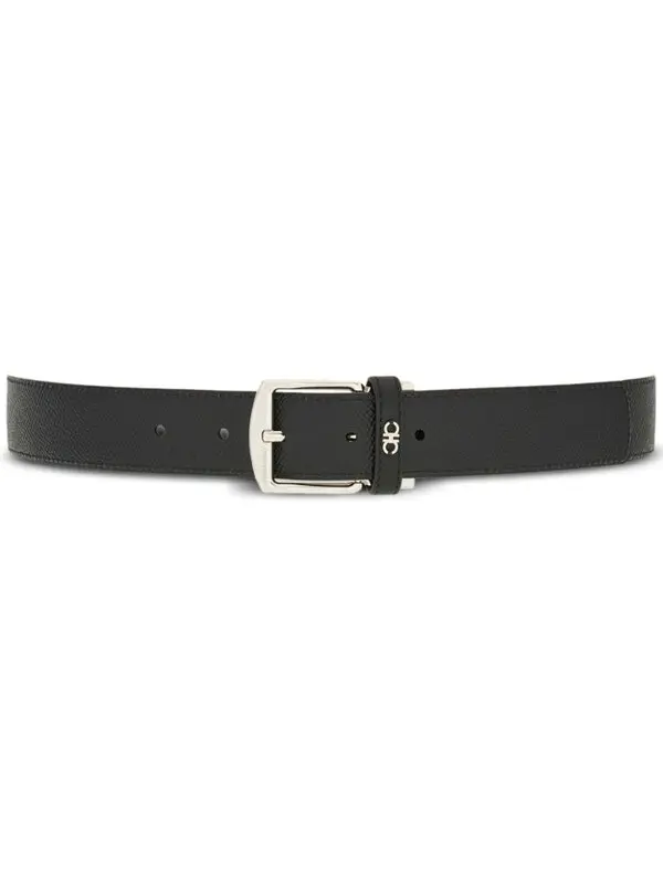 FERRAGAMO Reversible Adjustable Belt - Brown