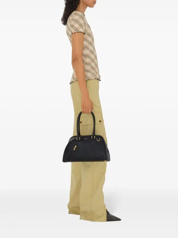 Burberry Check Knit T-shirt - Neutrals