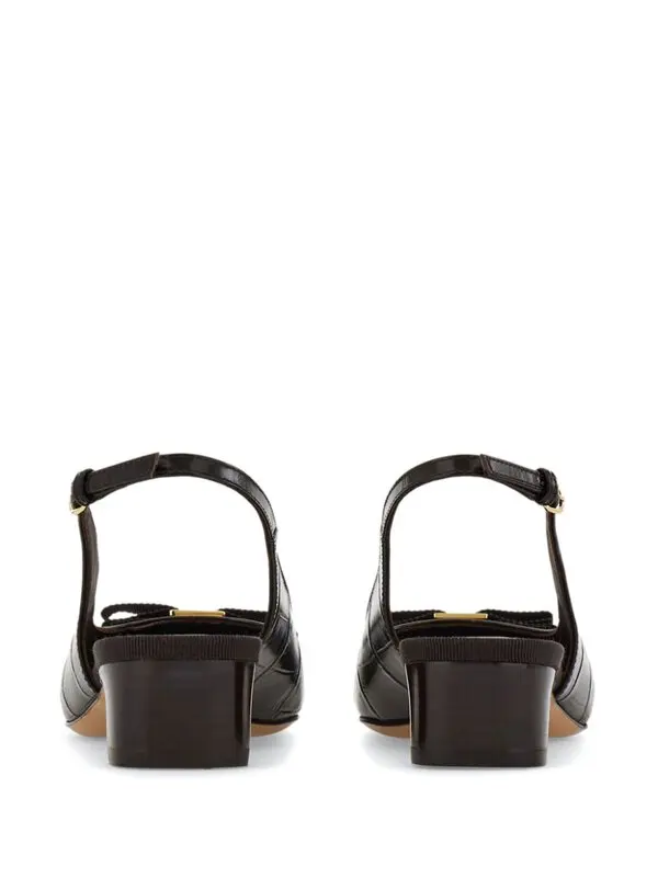 FERRAGAMO 30mm Vara Pumps - Brown