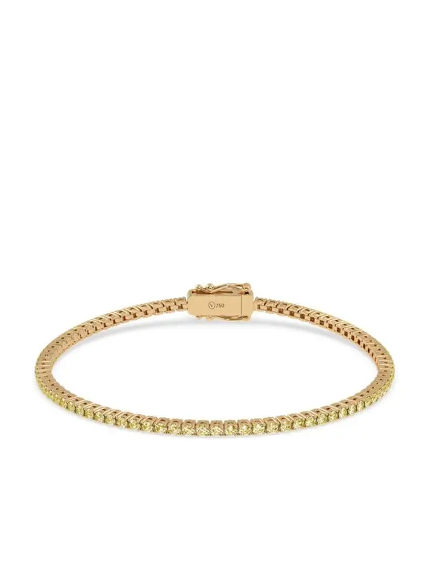 VEYNOU 18kt Recycled Gold Diamond Tennis Bracelet - Yellow
