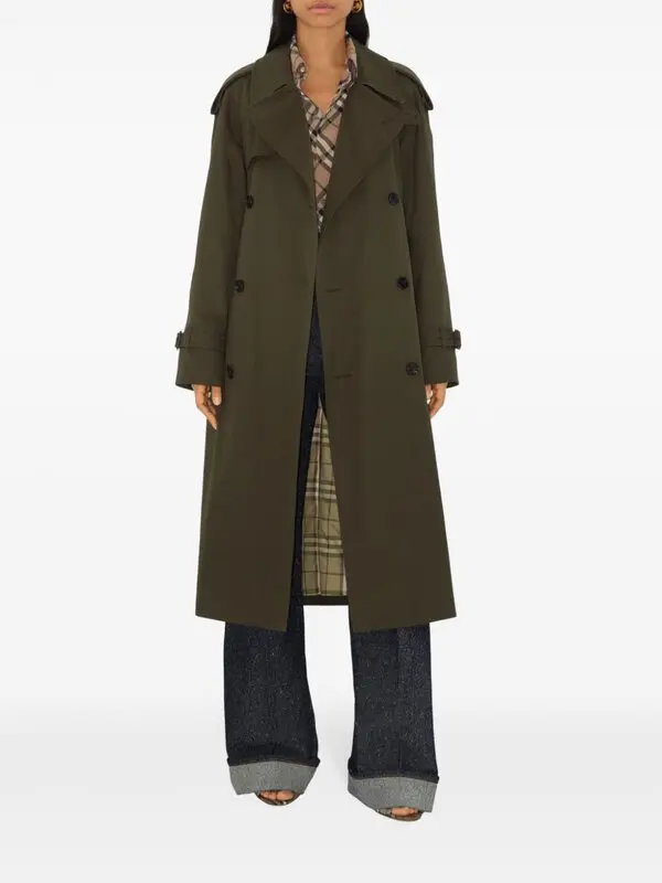 Burberry Castleford Trench Coat - Green