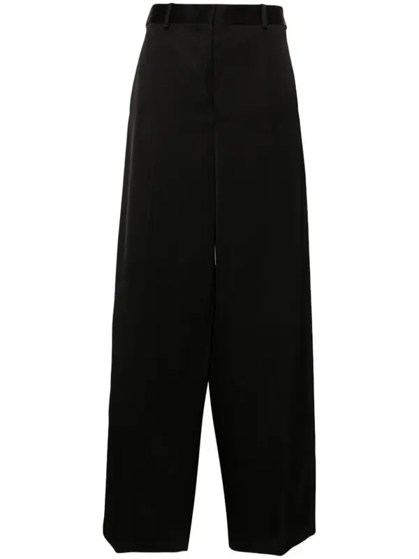 JIL SANDER Pressed-crease Palazzo Pants