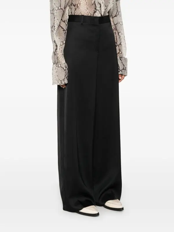 JIL SANDER Pressed-crease Palazzo Pants