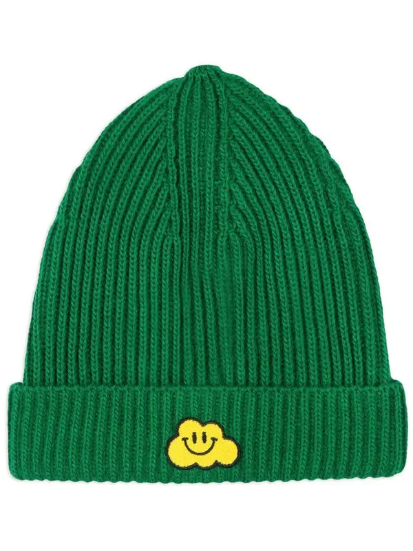 GHAYME Cloud-appliqué Beanie - Green