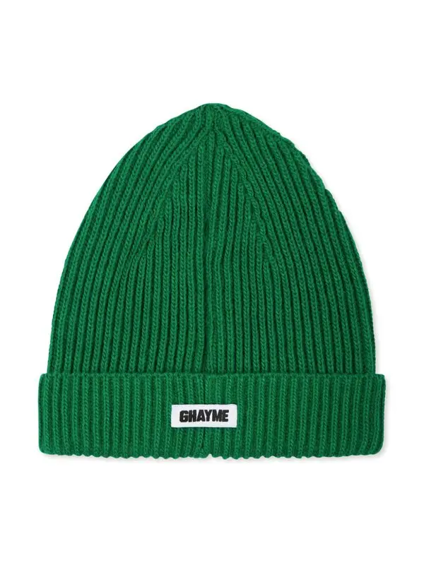 GHAYME Cloud-appliqué Beanie - Green