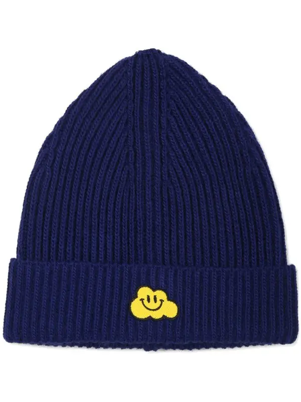 GHAYME Cloud-appliqué Beanie - Blue