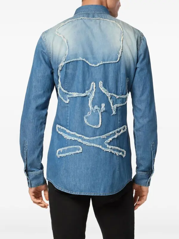 Philipp Plein Skull-appliqué Shirt