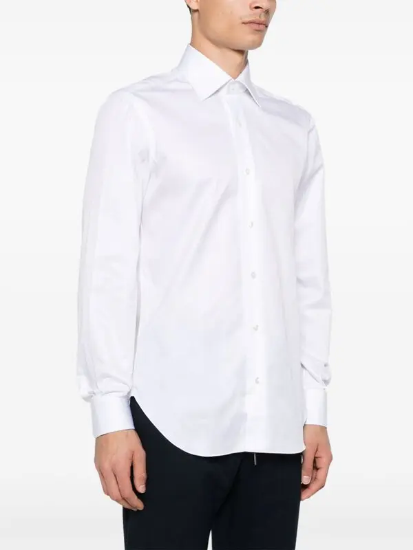 BARBA NAPOLI Cotton Shirt - White