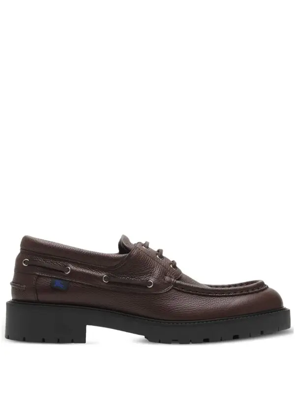 Burberry Raft Boat Shoes - Brown