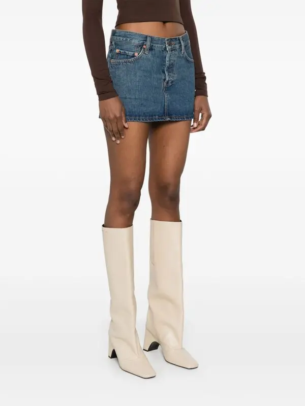 Wardrobe.NYC Denim Micro Mini Skirt