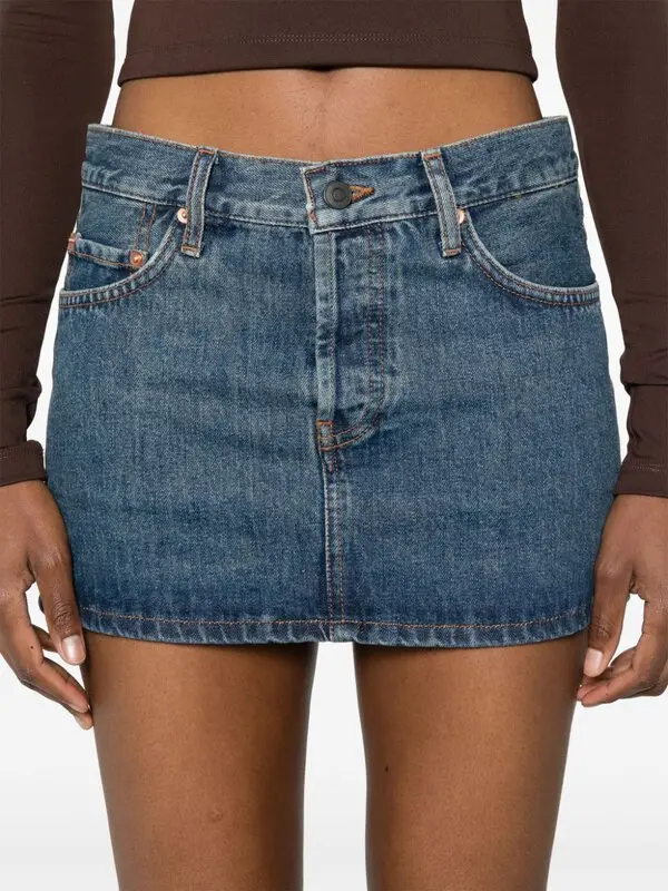 Wardrobe.NYC Denim Micro Mini Skirt