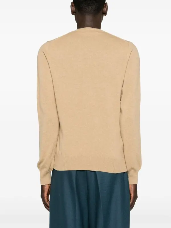 Play Comme Des Garcon Heart-patch Wool Jumper