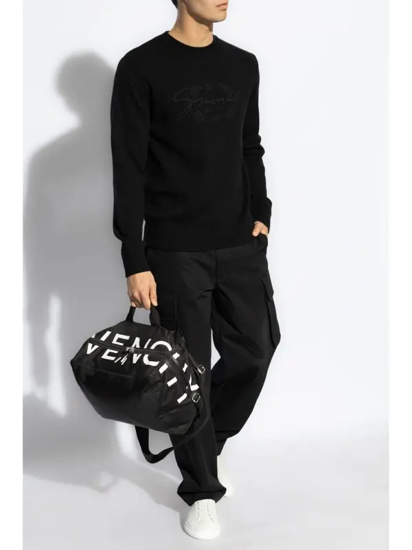 Givenchy Logo-embroidered Jumper - Black