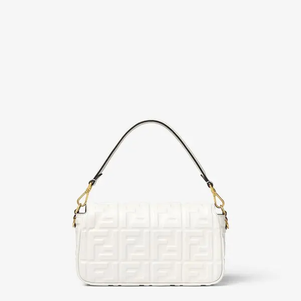Fendi Baguette Bag - White