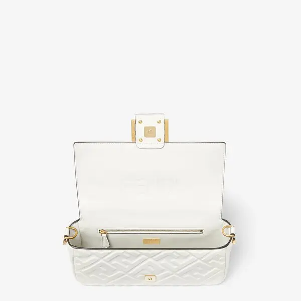 Fendi Baguette Bag - White