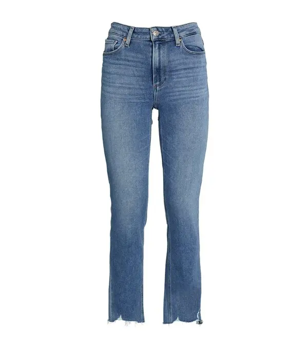 Paige Cindy Straight Ankle Jeans