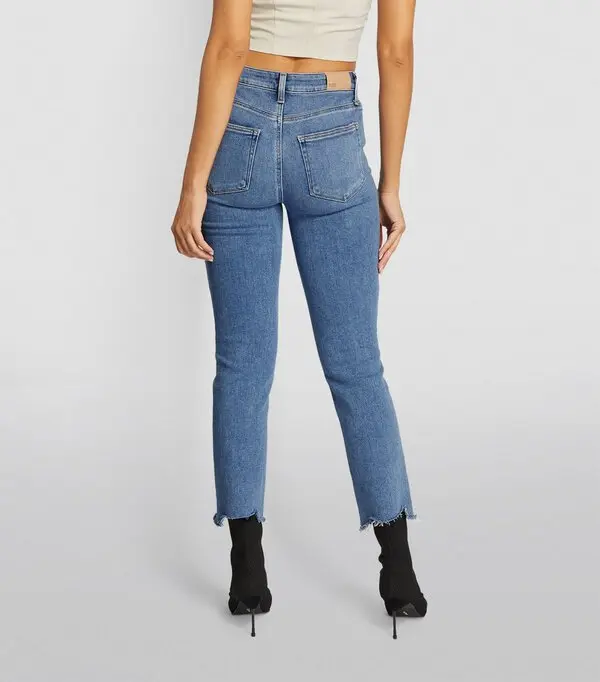 Paige Cindy Straight Ankle Jeans