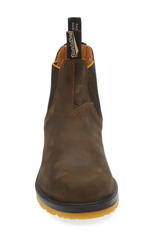 Blundstone Lugged Chelsea Boot - Rustic Brown