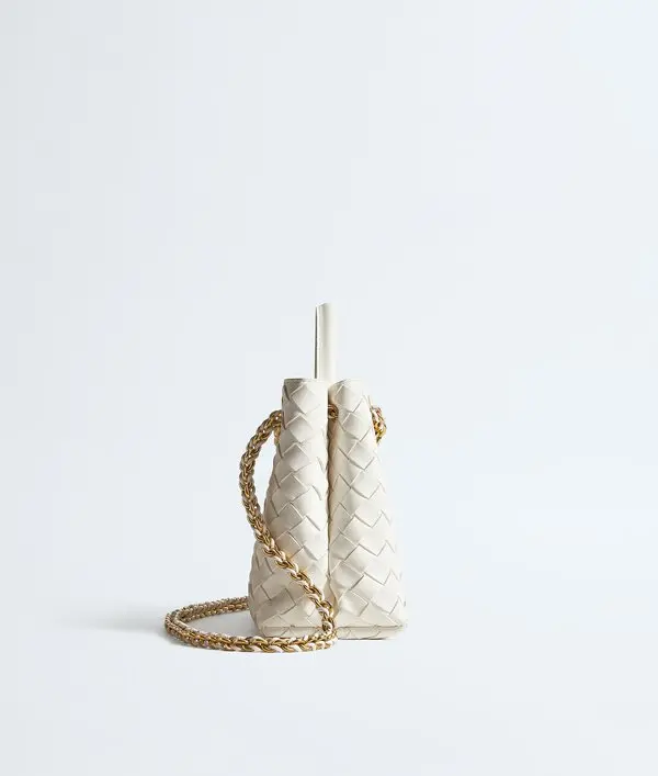 Bottega Veneta Andiamo Chain Bag - Alabaster