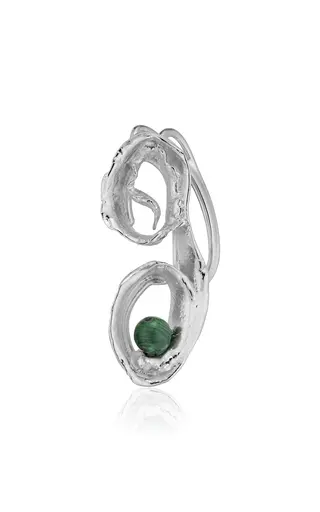 Marina Moscone Spiral Pearl Over Ear Cuff