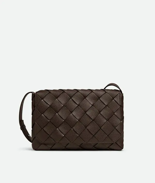 Bottega Veneta Large Diago Intreccio Cross-body Bag - Old Wood