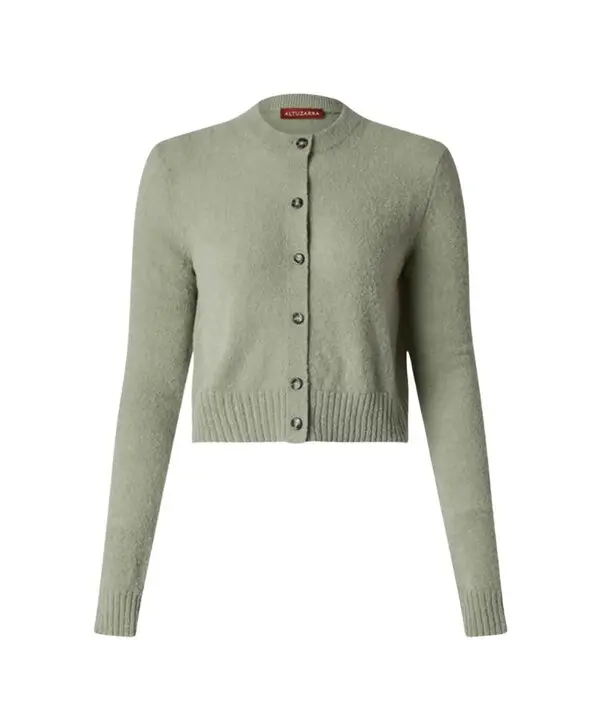Altuzarra - Altuzarra Thea Alpaca Wool Button-Front Sweater