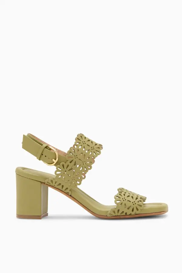 Ulla Johnson Celeste Eyelet Mid Heel