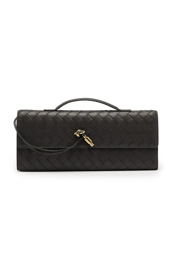 Bottega Veneta Long Andiamo Intrecciato Clutch