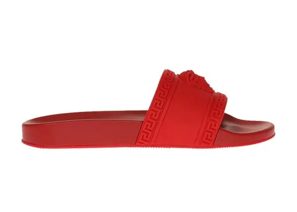 Versace Palazzo Slides - Rosso Cardinale