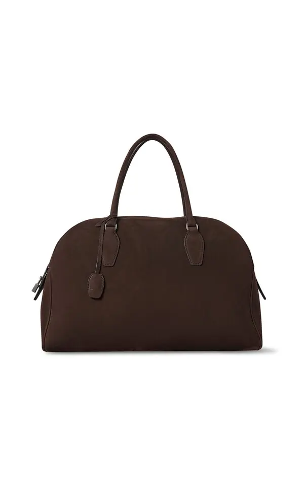THE ROW India 15.75 Suede Top Handle Bag
