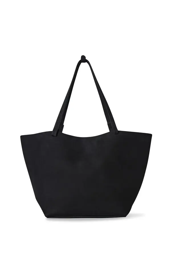THE ROW Park Three Nubuck Tote Bag - Black