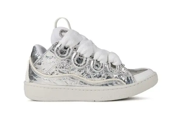 LANVIN Curb Sneakers - Silver