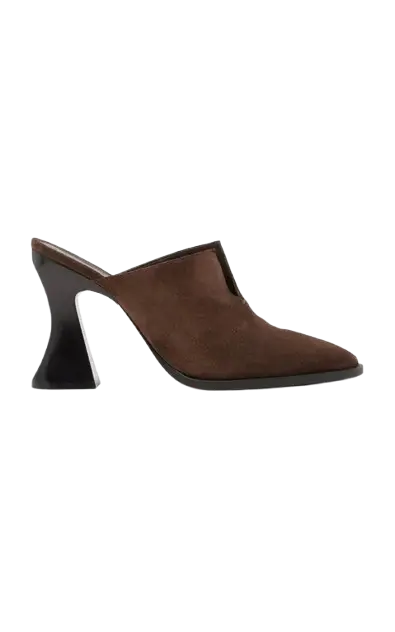 Bottega Veneta Cha-cha Suede Mules - Brown