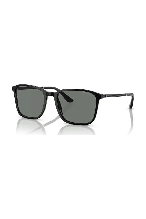 Giorgio Armani Rectangle Sunglasses - Black