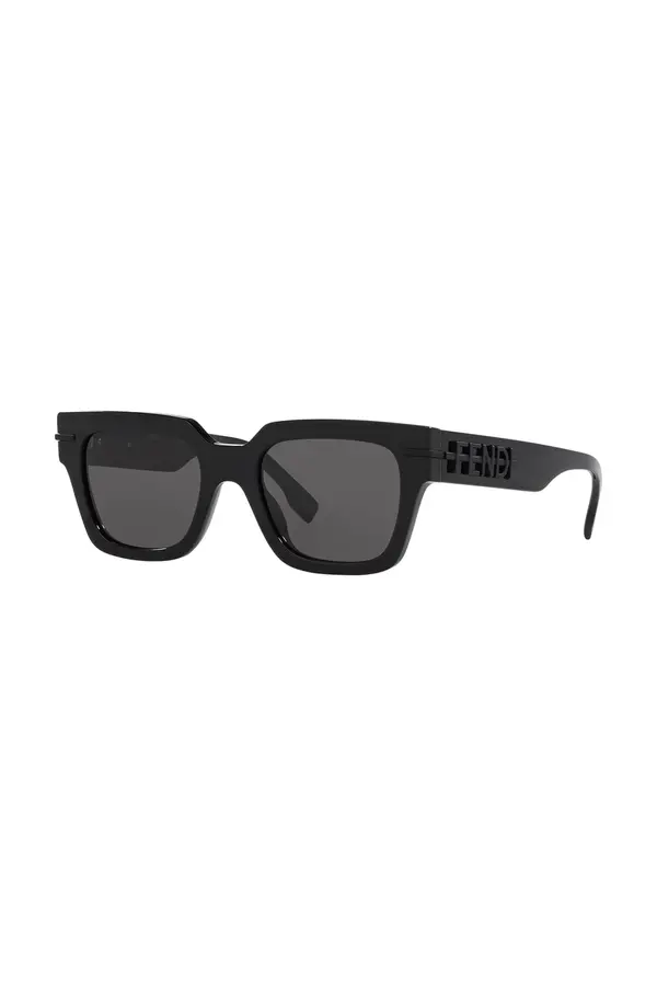 Fendi Irregular Sunglasses - Black
