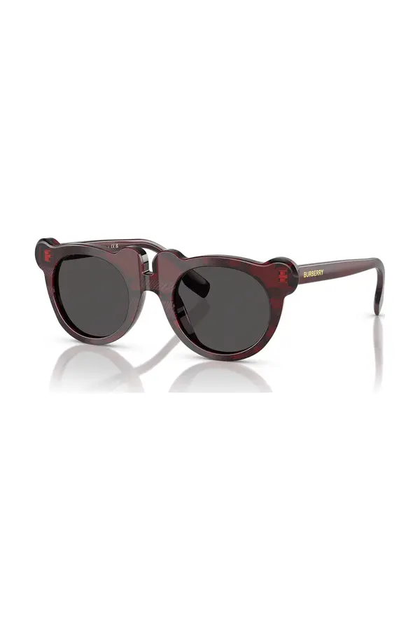 Burberry Round Frame Sunglasses - Red