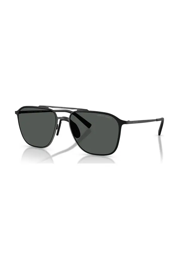Giorgio Armani Square Frame Sunglasses - Black