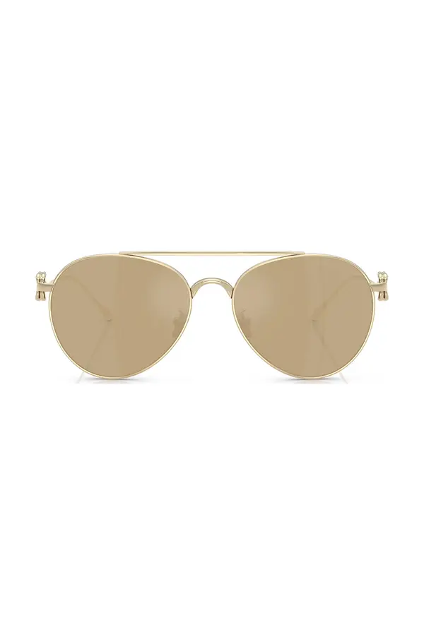 Giorgio Armani Ar6167 -plated Aviator Sunglasses