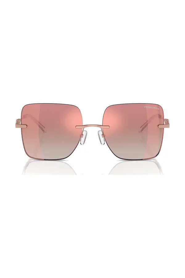 Michael Kors Gradient Mirror Square Frame Sunglasses
