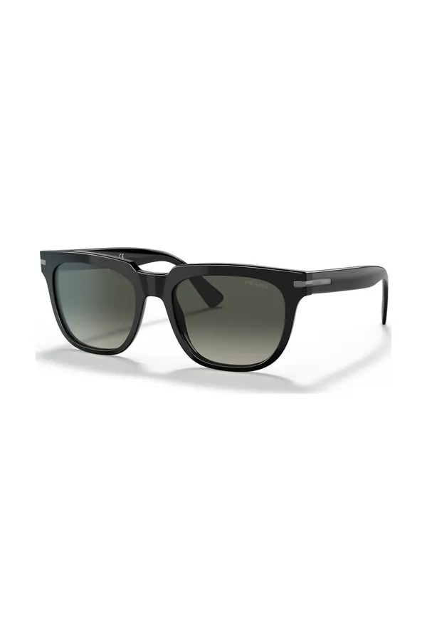 Prada Sunglasses With Pillow Frame And Gradient Lens - Black