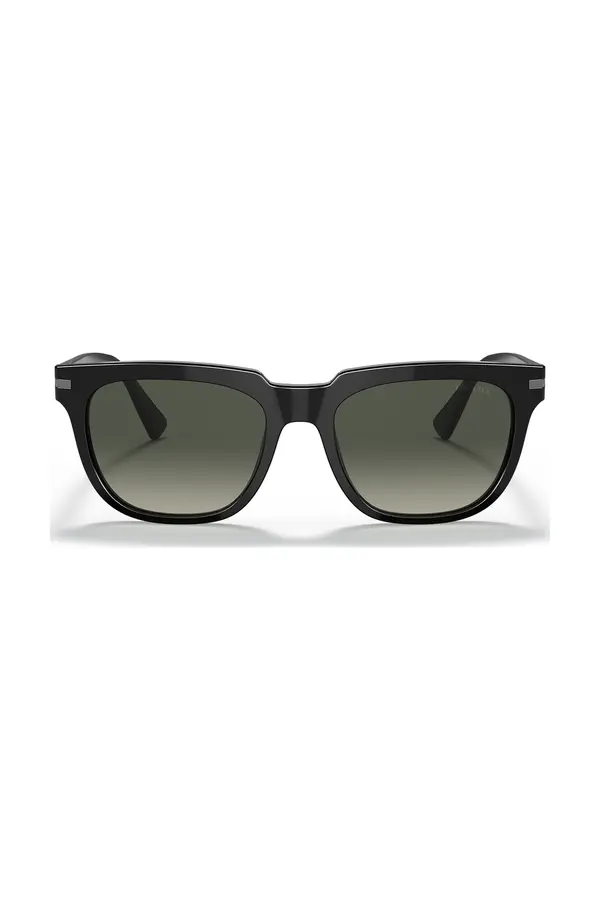 Prada Sunglasses With Pillow Frame And Gradient Lens - Black