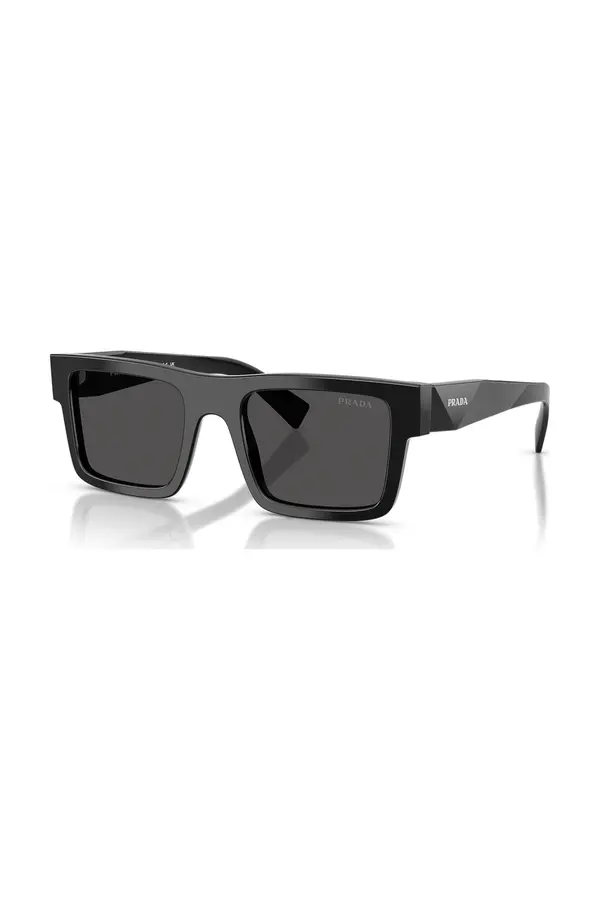 Prada Sunglasses With Rectangle Frame - Black