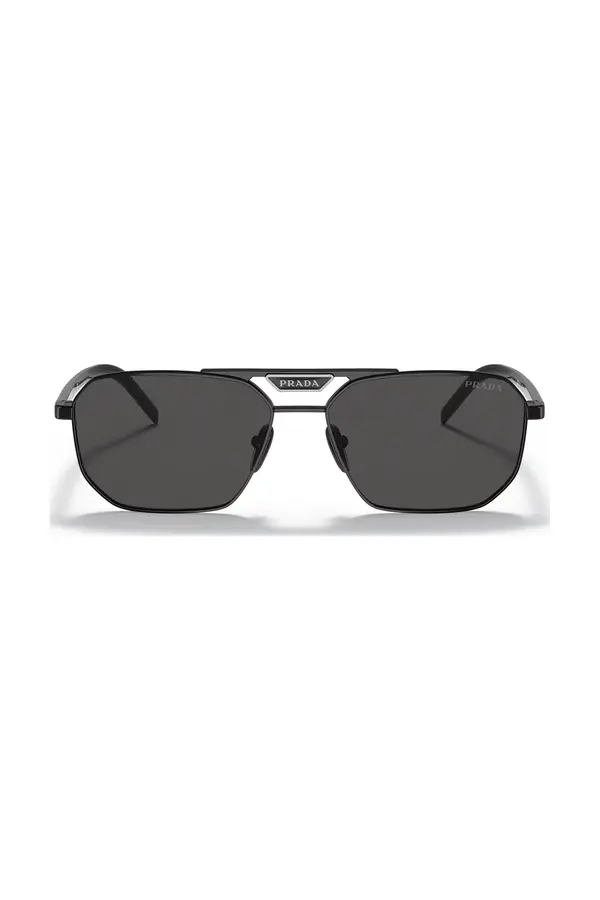 Prada Rectangle Sunglasses - Black