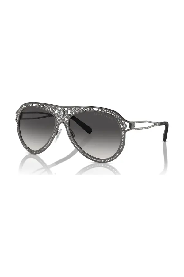 Ralph Lauren Embellished Aviator Sunglasses - Grey
