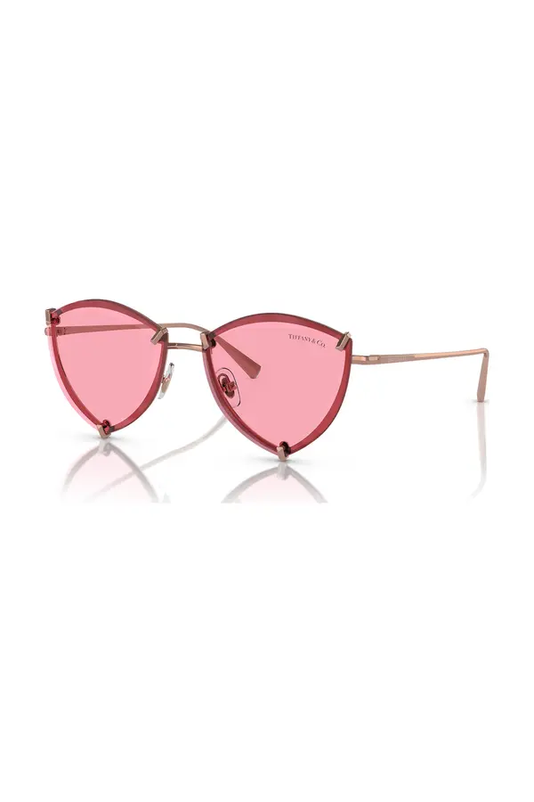 TIFFANY SUNGLASS HUT Tiffany & Co. Irregular Sunglasses - Pink