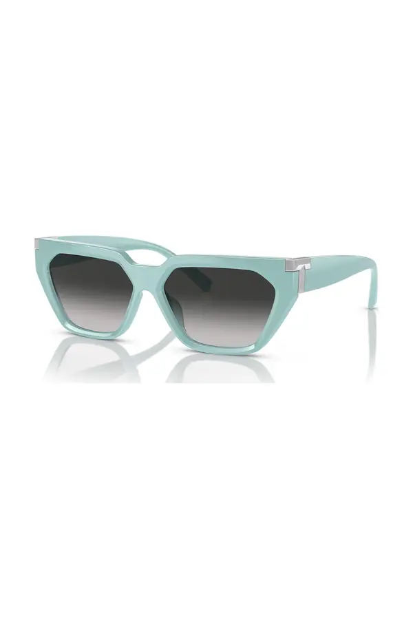 TIFFANY SUNGLASS HUT Tiffany & Co. Irregular Sunglasses - Blue
