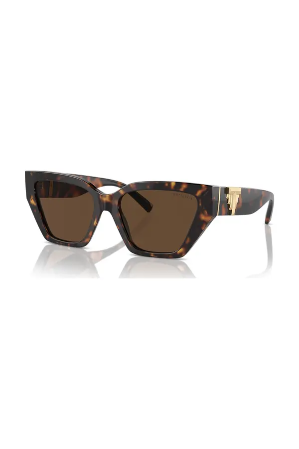 TIFFANY SUNGLASS HUT Tiffany & Co. Tortoise Cat Eye Sunglasses - Brown