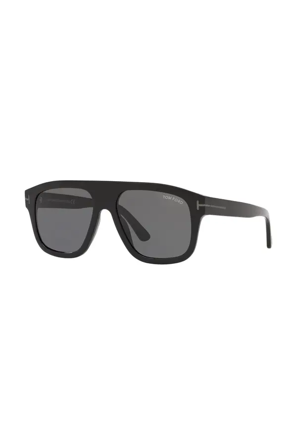 TOM FORD Full Rim Square Sunglasses - Black