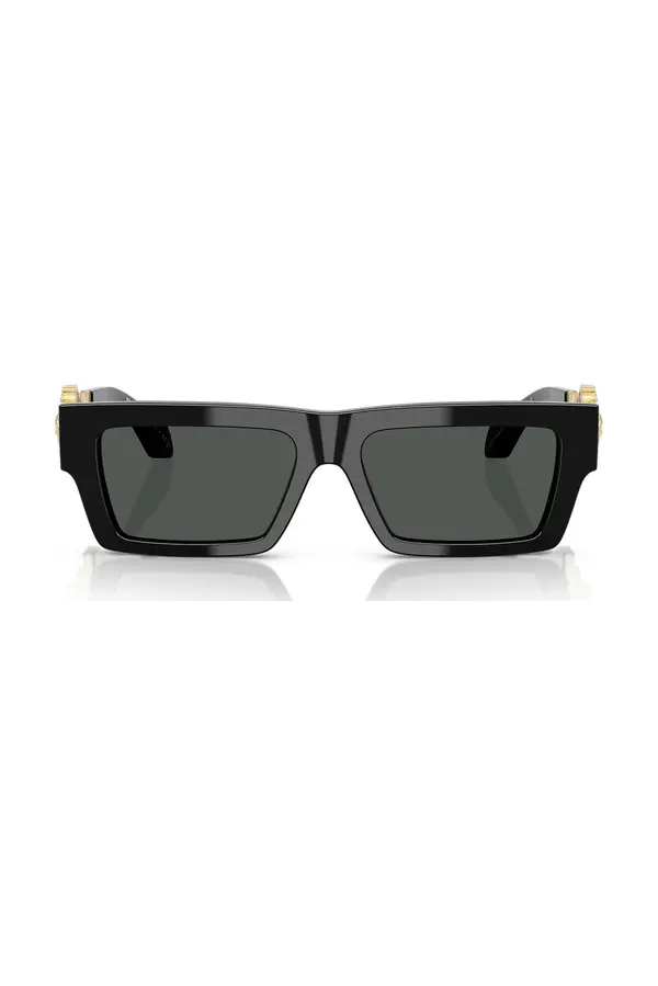 Versace Rectangle Sunglasses With Strass