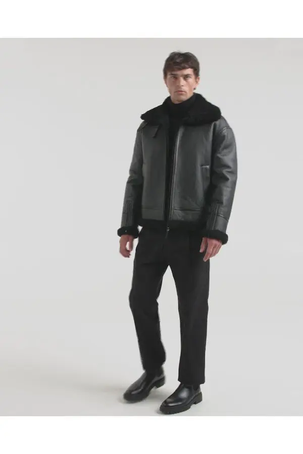 Rudsak Conor Shearling Leather Coat